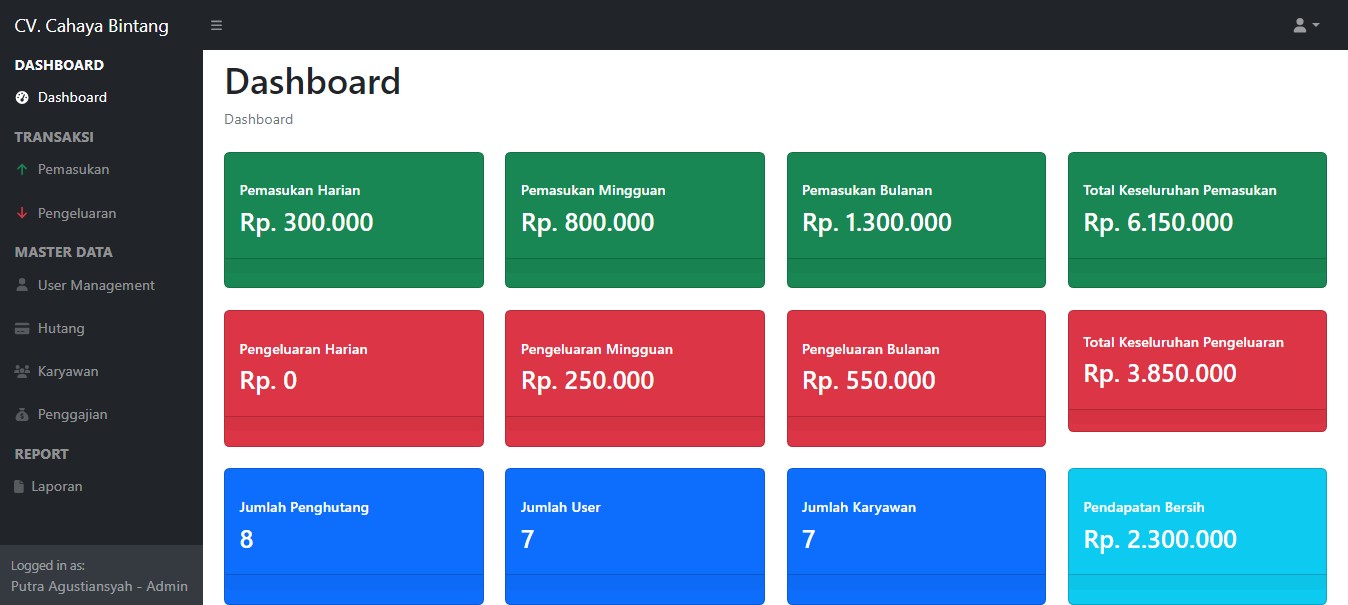 Portfolio | Putra Agustiansyah - Junior Web Developer